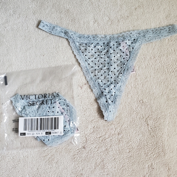 Victoria's Secret | Intimates & Sleepwear | Light Blue Thong Panty ...